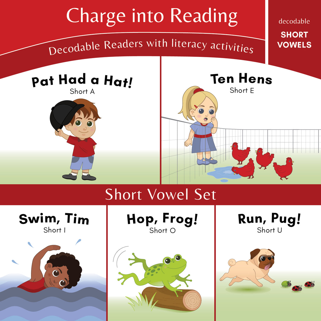 Decodable Readers – Charge Mommy Books