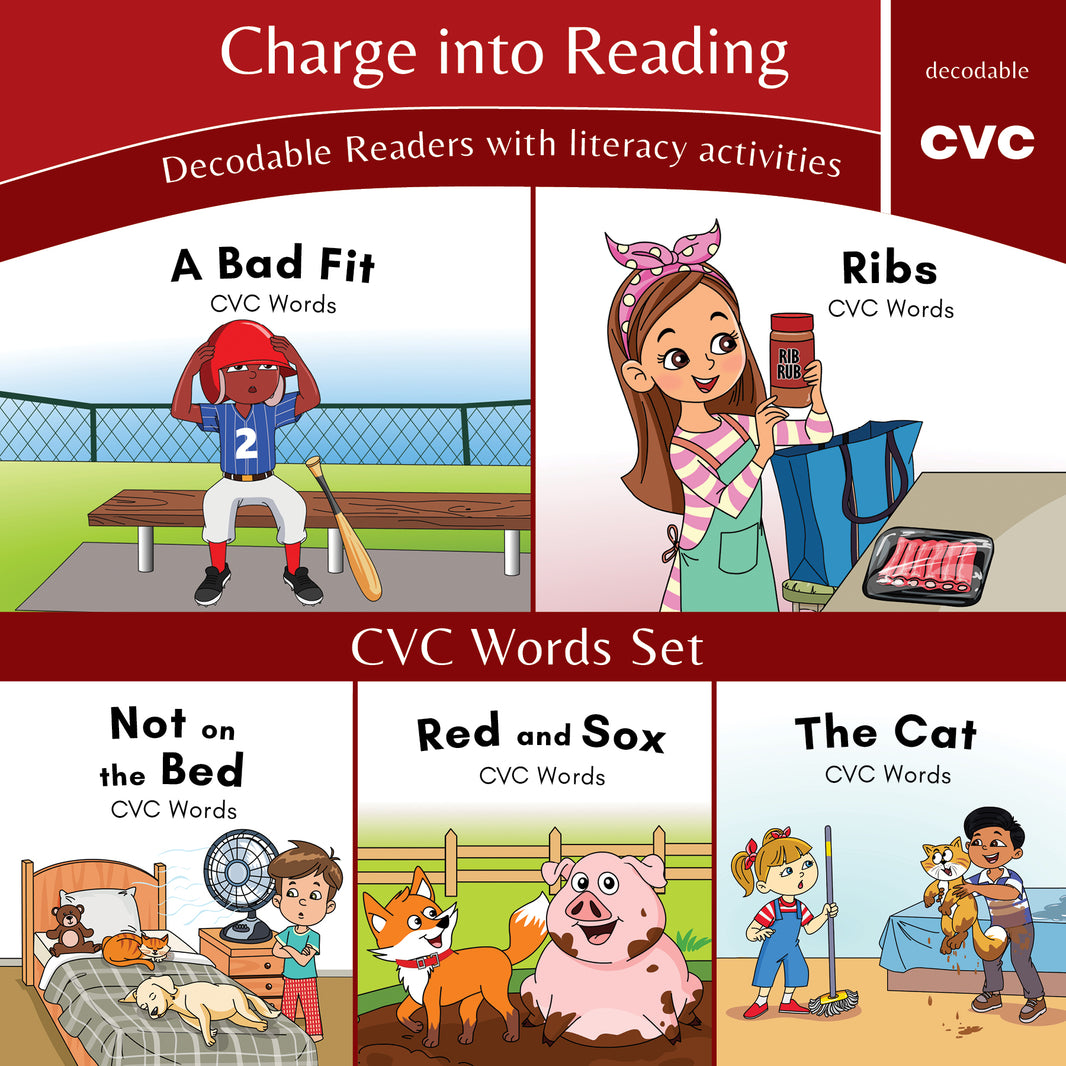 Decodable Readers – Charge Mommy Books