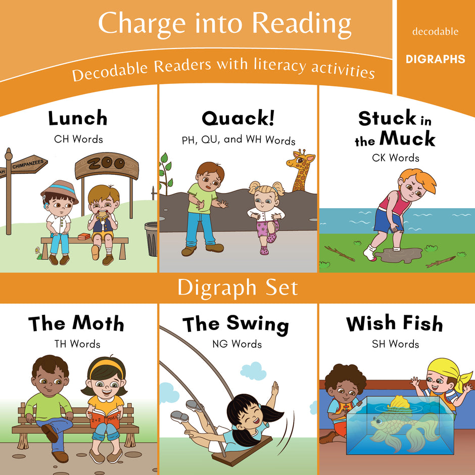 Decodable Readers – Charge Mommy Books