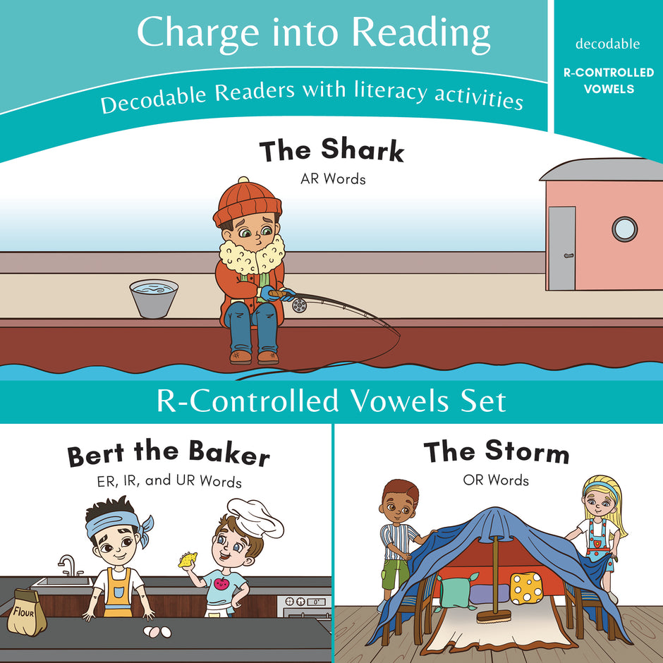 Decodable Readers – Charge Mommy Books