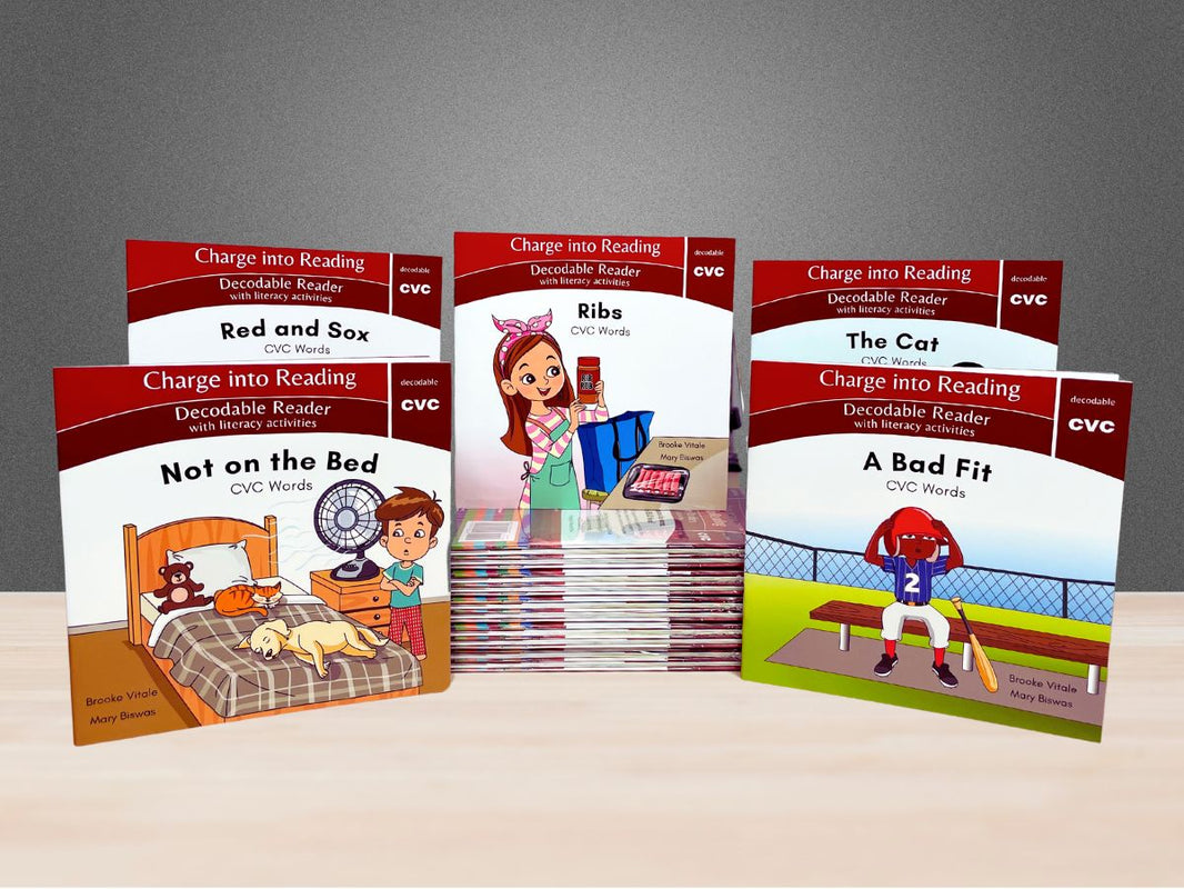 Charge into Reading Decodable Readers from Charge Mommy Books