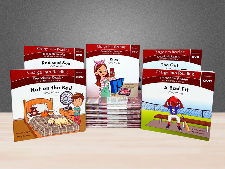 Charge into Reading Decodable Readers from Charge Mommy Books