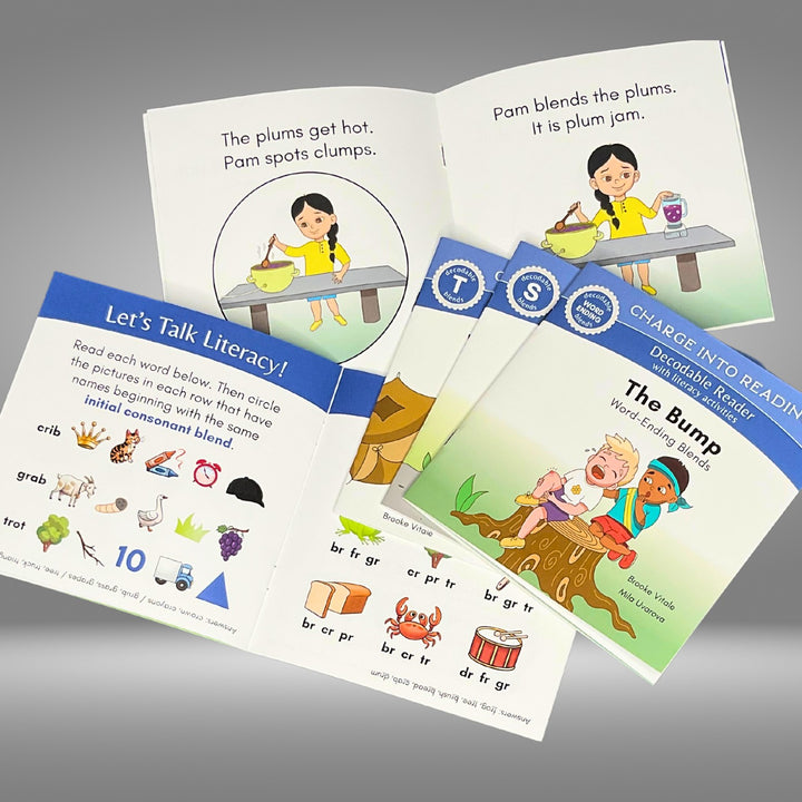 Charge into Reading Decodable Readers from Charge Mommy Books