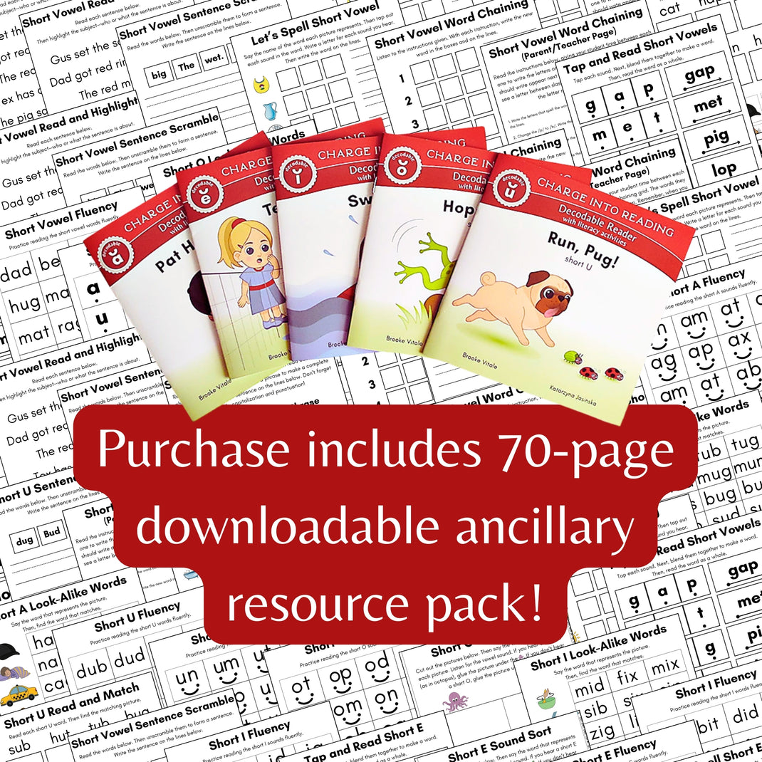 Decodable Readers – Charge Mommy Books