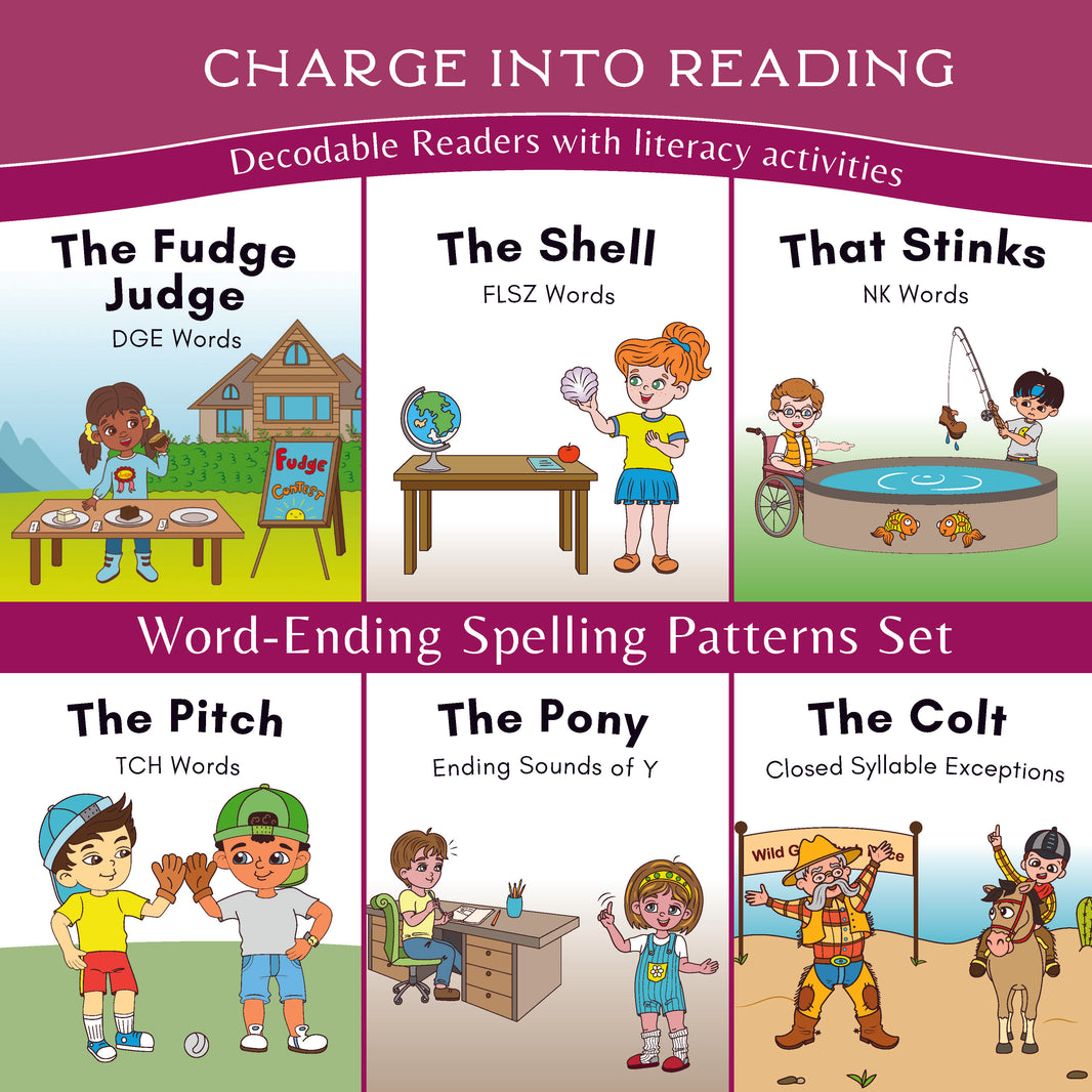 Decodable Readers – Charge Mommy Books