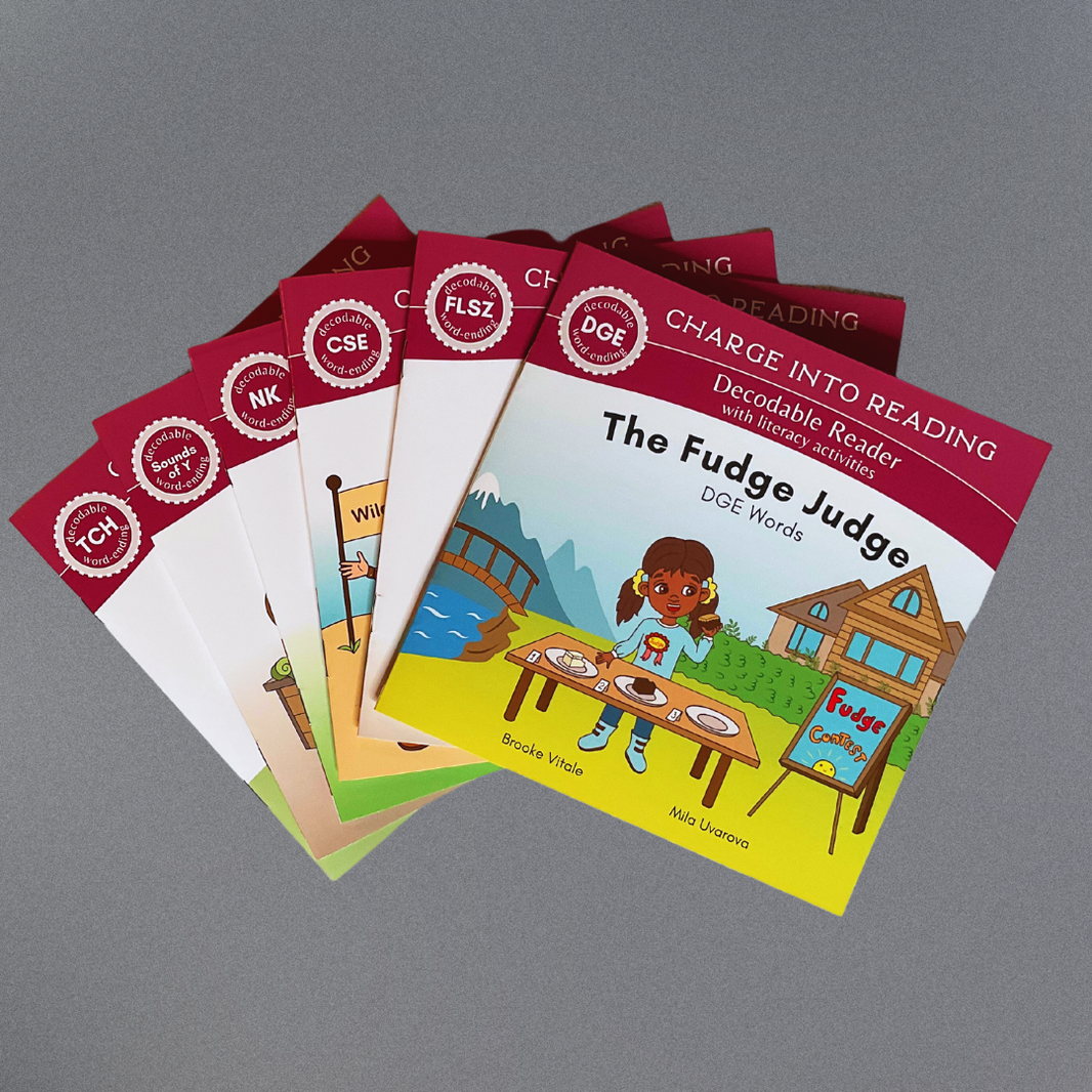 Charge into Reading Decodable Readers from Charge Mommy Books