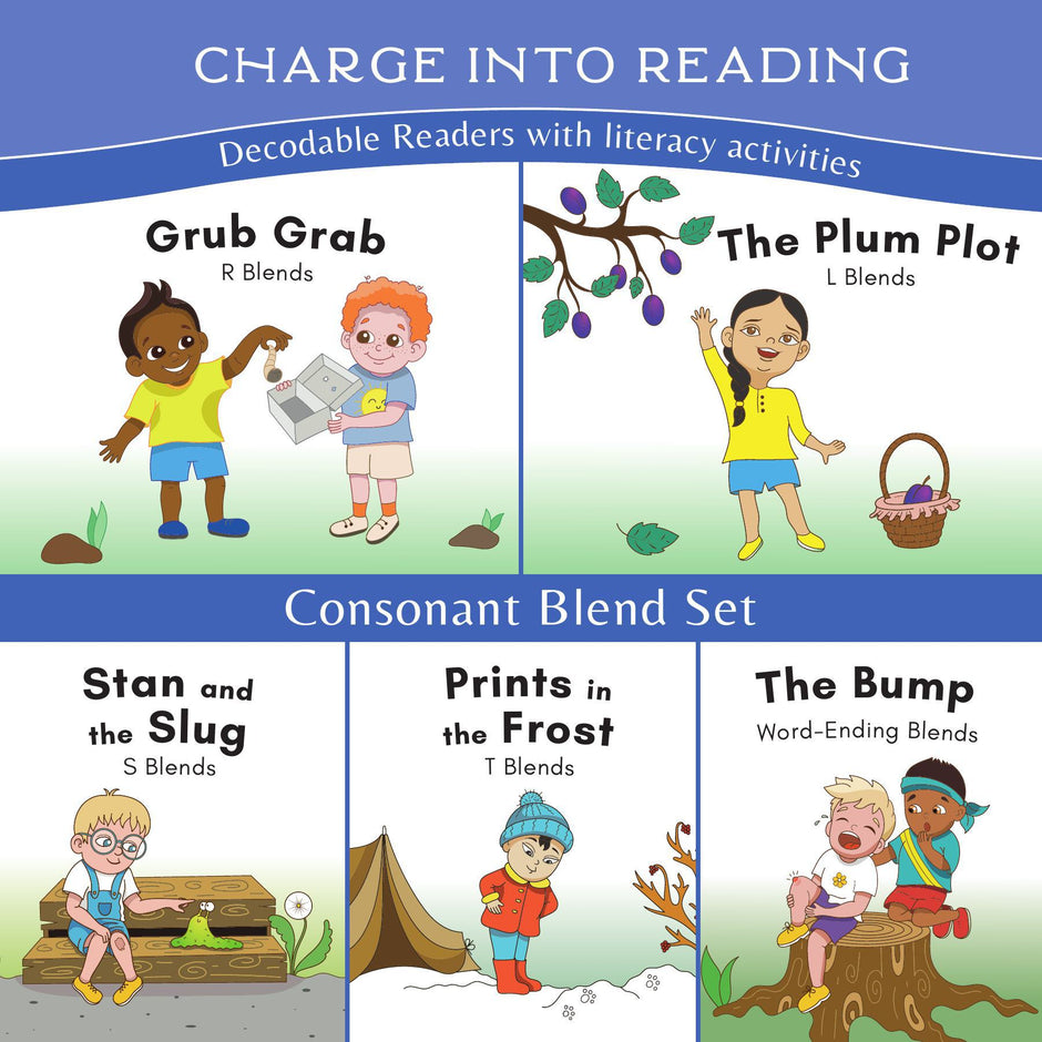 Decodable Readers – Charge Mommy Books