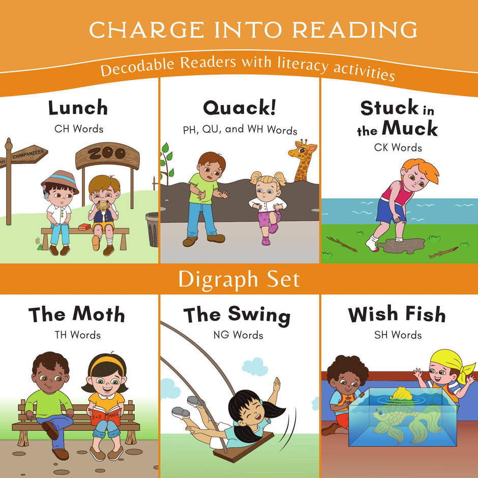 Decodable Readers – Charge Mommy Books